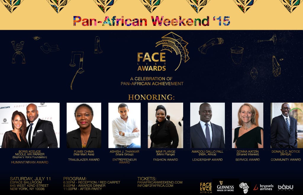 Face2Face Africa Announces 2015 FACE List Awards Honorees