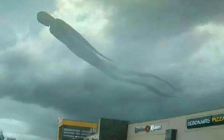 Giant Human-Shaped Cloud Scares People in Zambia
