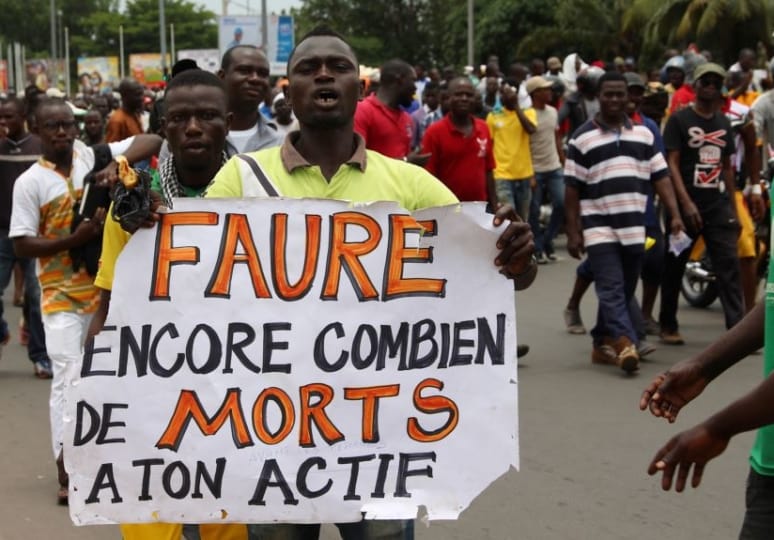 Women’s March was also held in Togo - but against a different dictator ...
