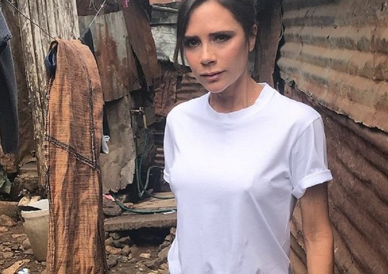 Victoria Beckham in Kenyan slums teaching girls boxing - Face2Face Africa