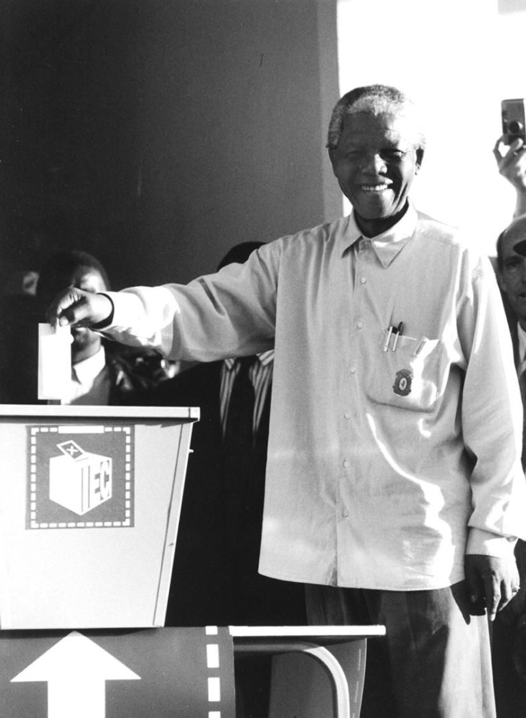 South Africa holds first all-race elections on this day in 1994