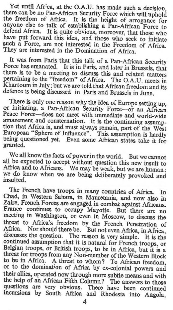 READ: Tanzania's Julius Nyerere rejects Western domination of Africa in ...