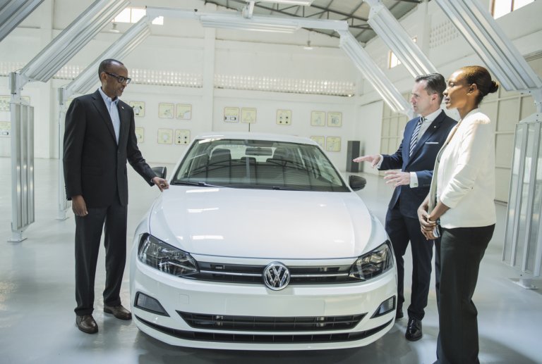 Proudly made in Rwanda: President Kagame launches VW’s first car ...
