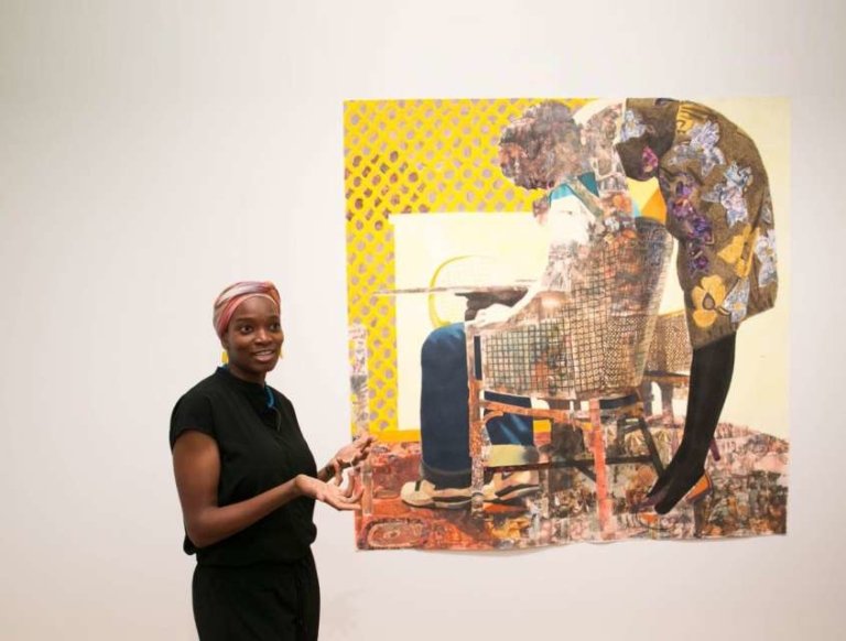 This Nigerian visual artist gets her works auctioned for 3.4 million ...