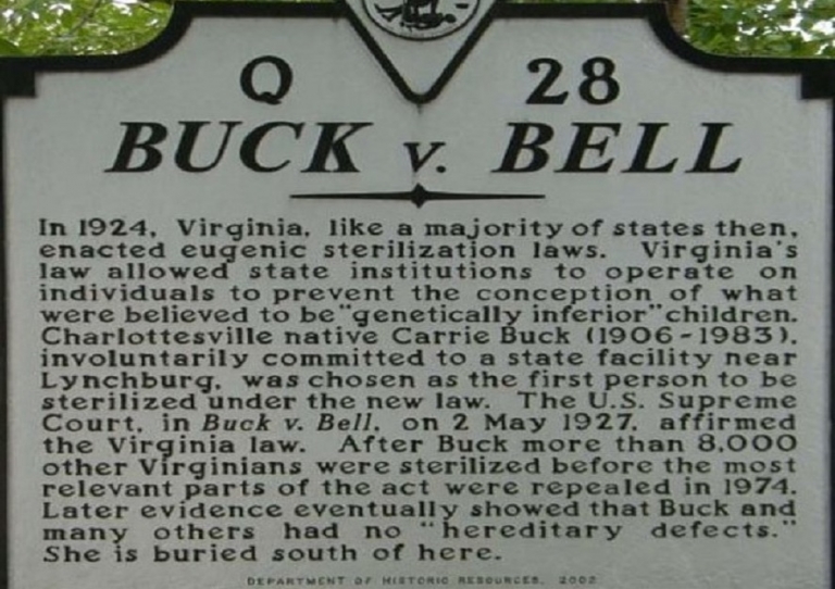 How the Buck v. Bell case approving sterilization of so-called ...