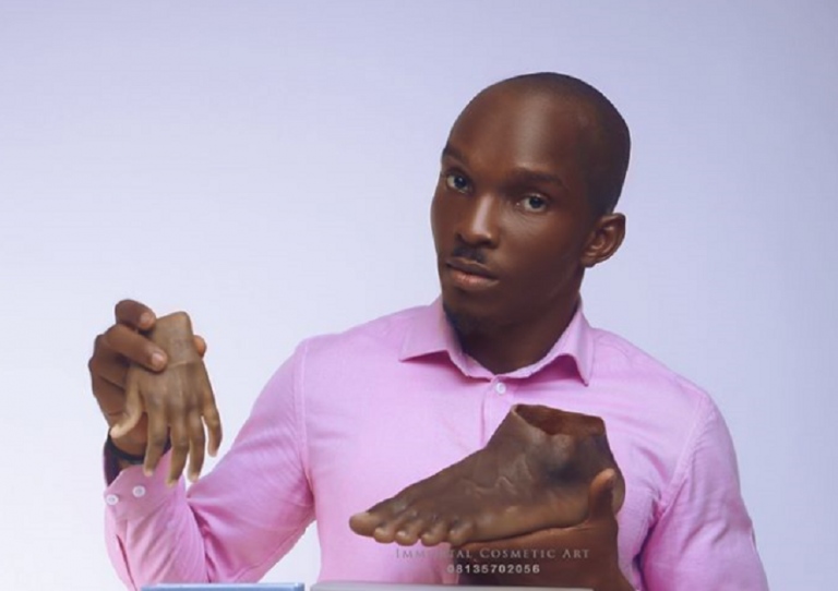 This Nigerian sculptor is producing human body parts for persons with ...