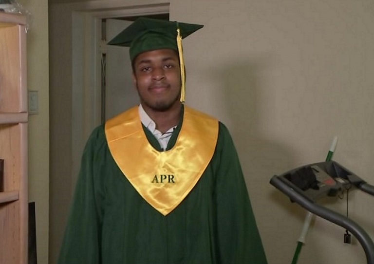 How Martin Folsom overcame homelessness to be named valedictorian of ...