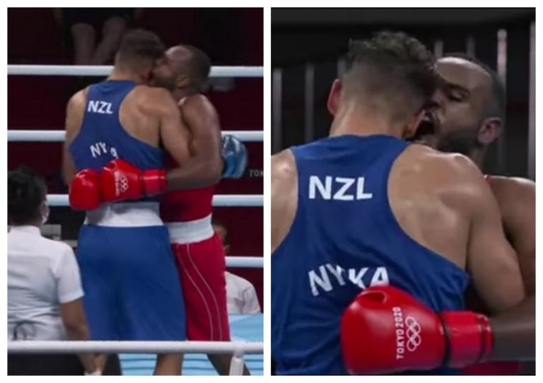 Like Mike Tyson, Moroccan Olympic boxer tries to bite ear of opponent ...
