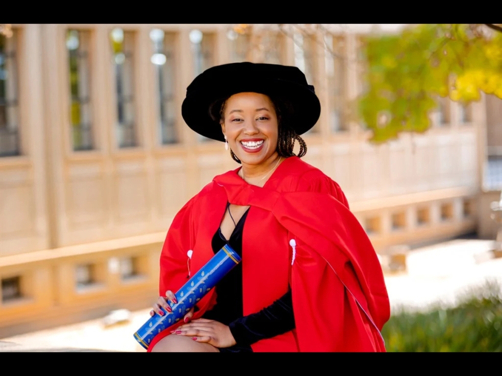 25-year-old Nomhle Ngwenya is the youngest and first Black woman PhD ...