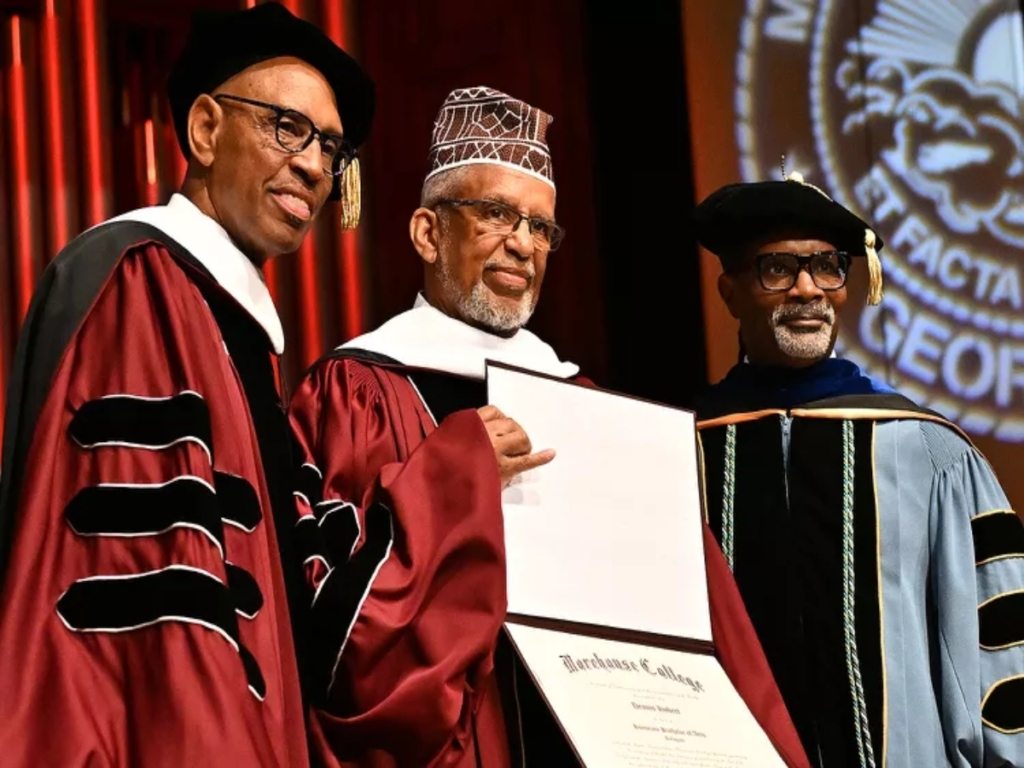 College student Dennis Hubert awarded his degree 95 years after he is ...
