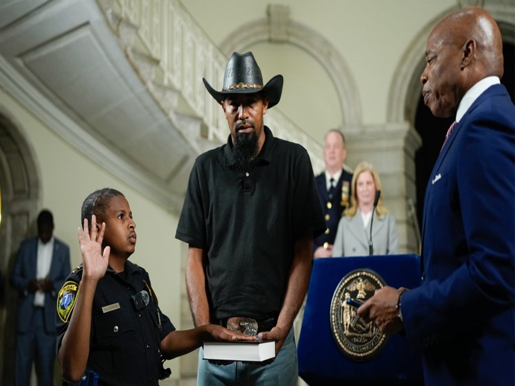 13-year-old cancer survivor DJ Daniel honored by Trump is sworn in as ...