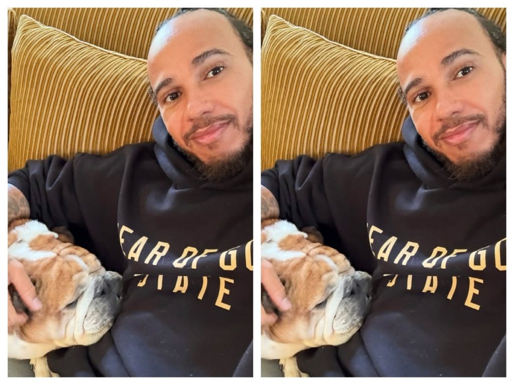 'Hardest decision of my life' - Lewis Hamilton eulogizes dog Roscoe in ...