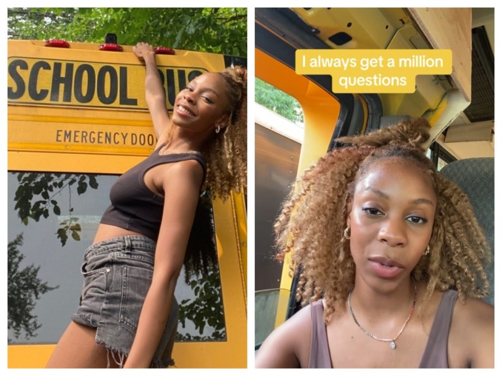 26-year-old shares how she spent $35k turning school bus into her home ...