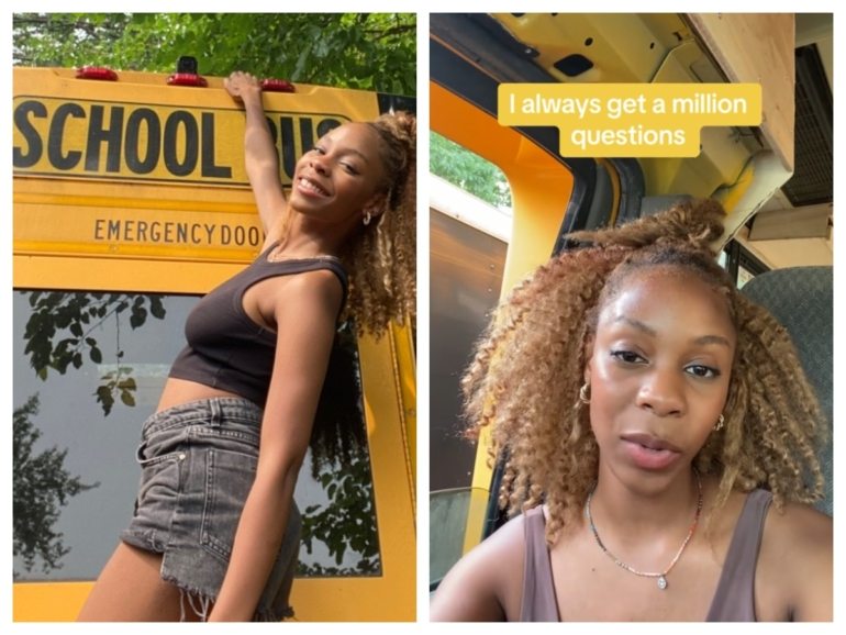 26-year-old shares how she spent $35k turning school bus into her home ...