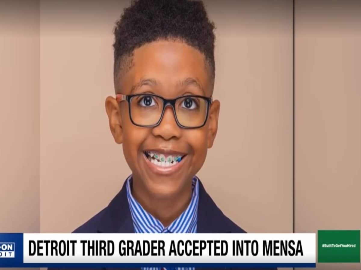 Eight-year-old from Detroit gets accepted into Mensa: 'Really proud of ...