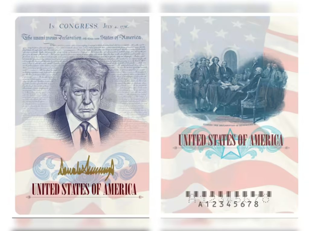 Trump becomes first living president to be featured on U.S. passports ...